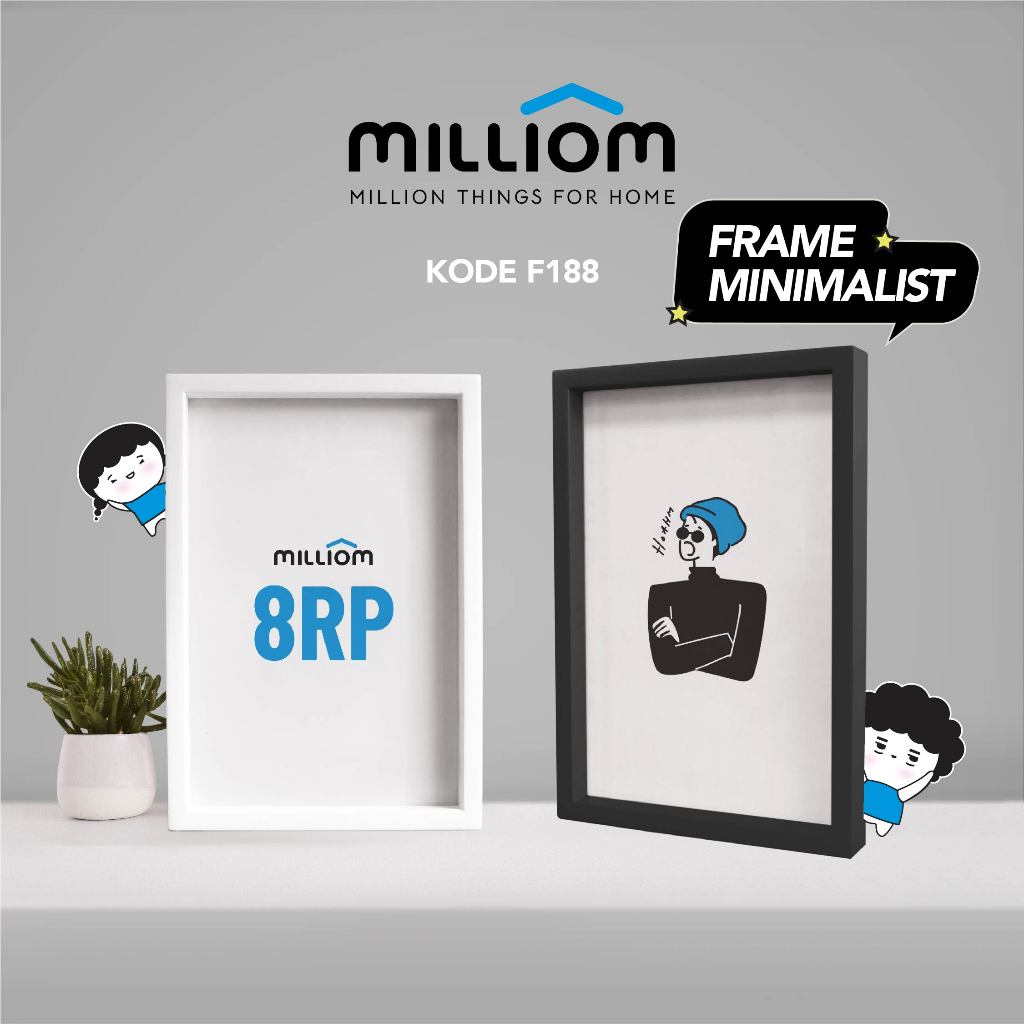 Jual Pigura Foto 8RP MILLIOM (20x30cm) Tebal 3cm (F188) | Frame Bingkai ...