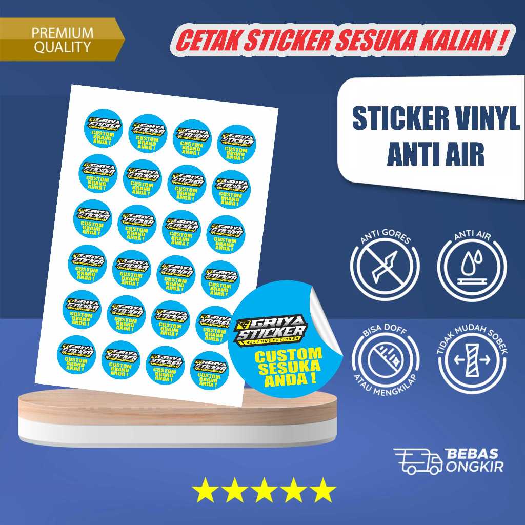 Jual STICKER PRINT CUTT - Cetak stiker desain sendiri lembaran A4 ...