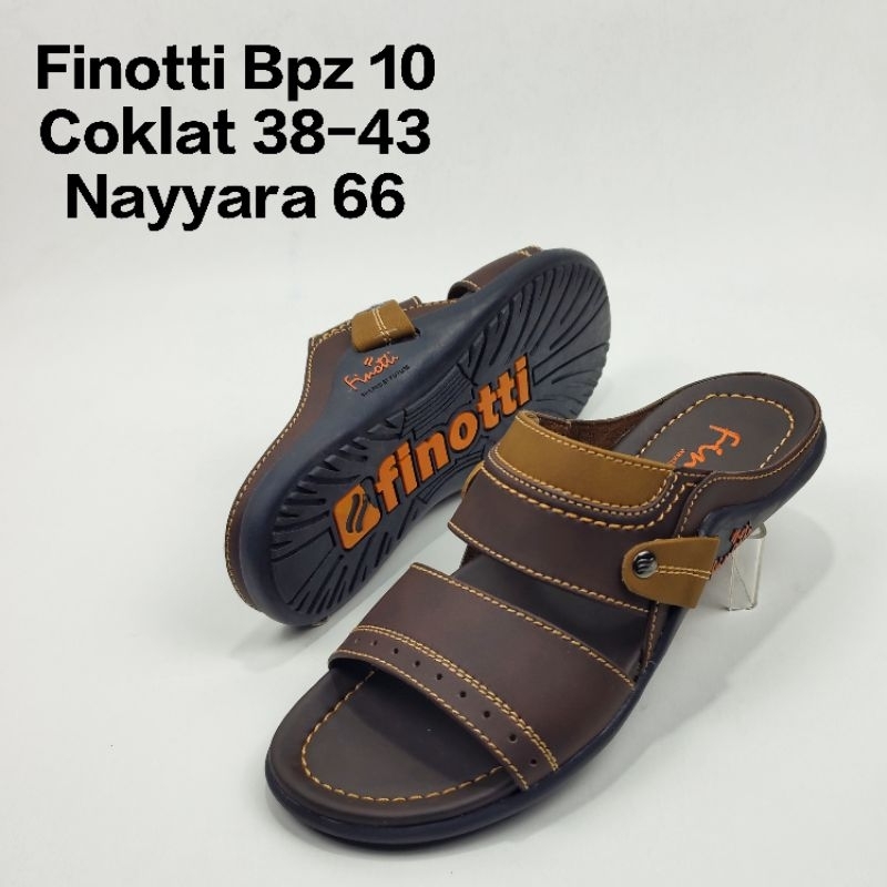 Jual SANDAL SLIDE FINOTTI SANDAL KULIT PRIA SANDAL CASUAL PRIA BPZ 10 ...