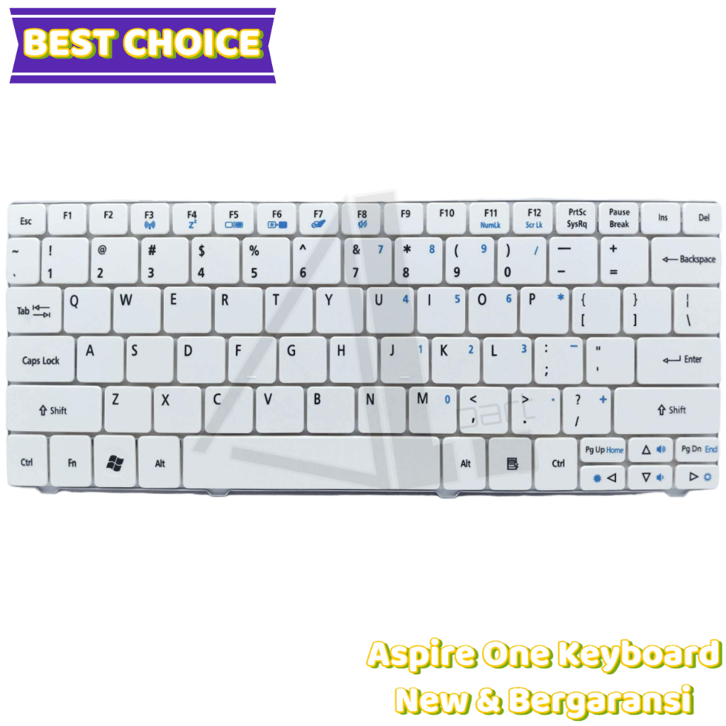 Jual Keyboard Gateway Ferrari One 200 FO200 Keyboard Laptop White NEW ...