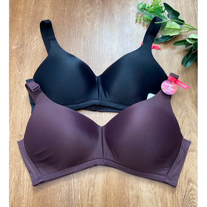 Jual SORELLA BRA 34C 34D TANPA KAWAT BUSA TIPIS | Shopee Indonesia