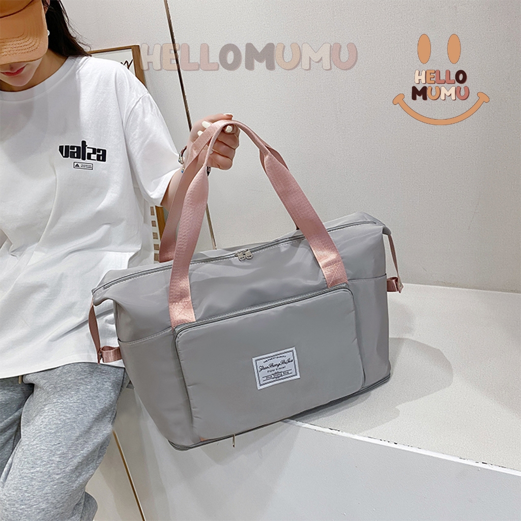 Jual Hellomumu Travel Bag Lipat 1 & 2 Tingkat HM214 | Shopee Indonesia