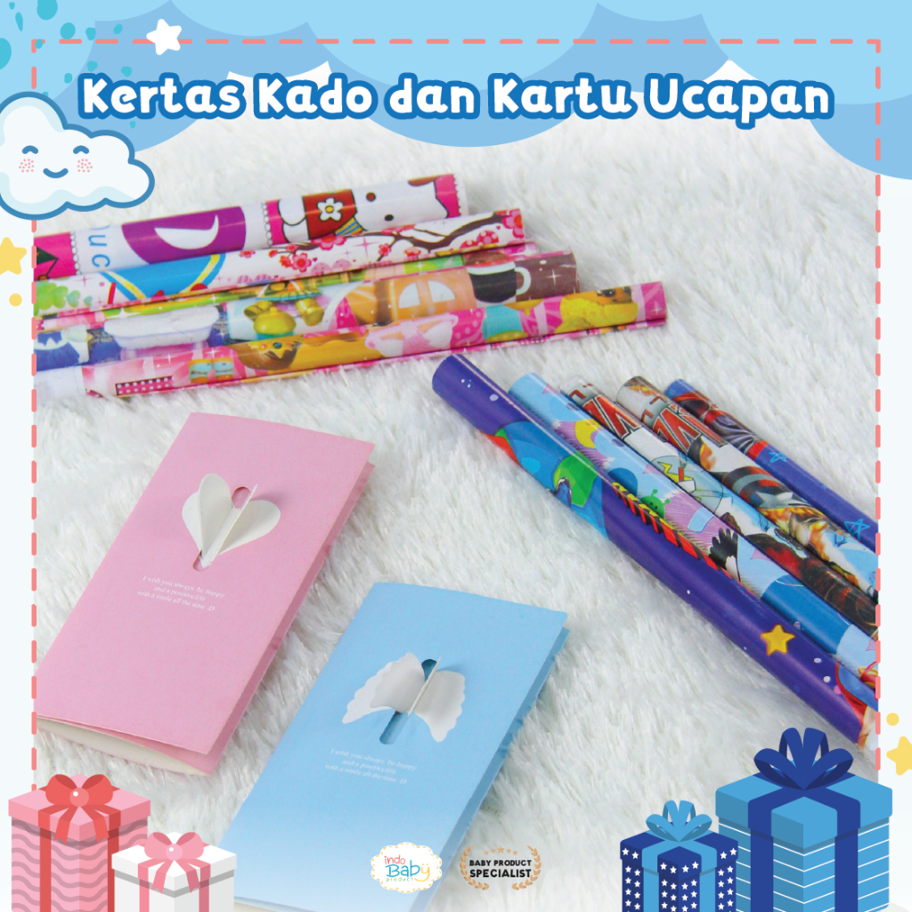 Jual Kertas Kado dan Kartu Ucapan | Shopee Indonesia