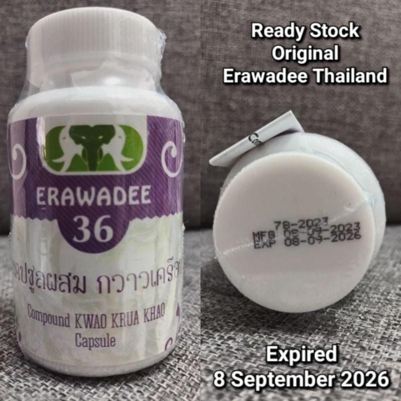 Jual Erawadee 36 Compound Kwao Krua Khao Original Erawadee Thailand ...