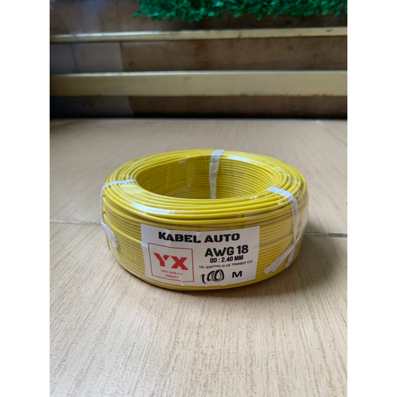 Jual Kabel auto AWG 18 serabut putih - Harga per meter | Shopee Indonesia