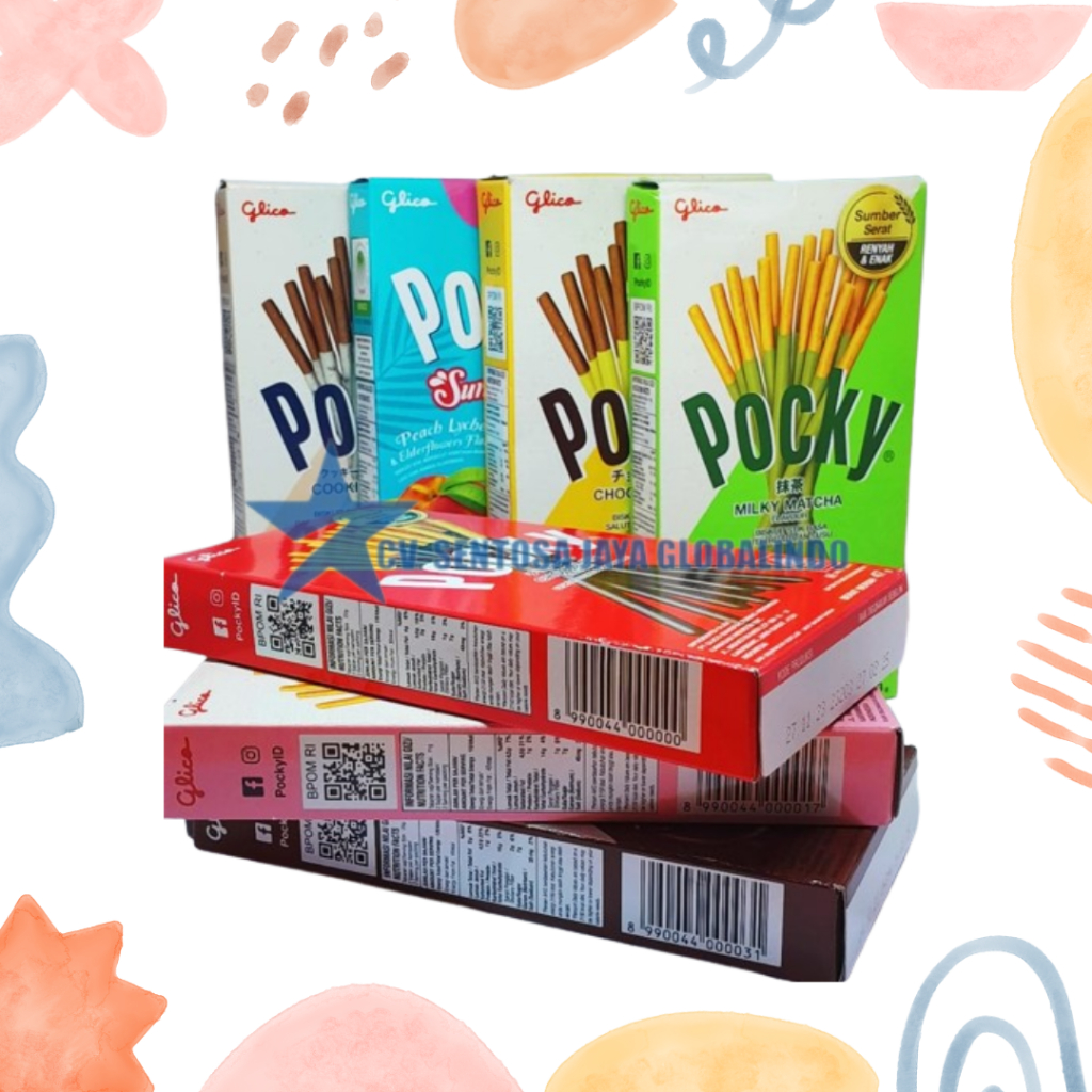 Jual Pocky 47 gr [7 Rasa] Chocolate | Strawberry | Double Choco ...