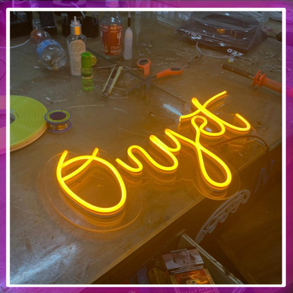 Jual Neon Flex Design Custom Ukuran 15x30cm | Shopee Indonesia
