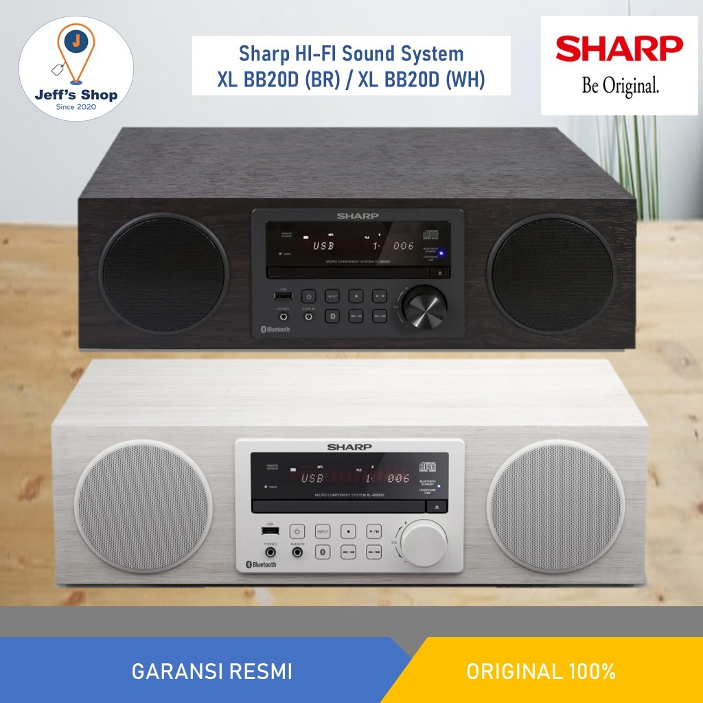 Jual Sharp HI FI Audio System XL BB20D(BR) / XL BB20D (WH) | Shopee ...