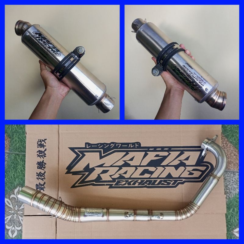 Jual knalpot original MAFIA racing exhaust PNP satria Fu karbu model ...