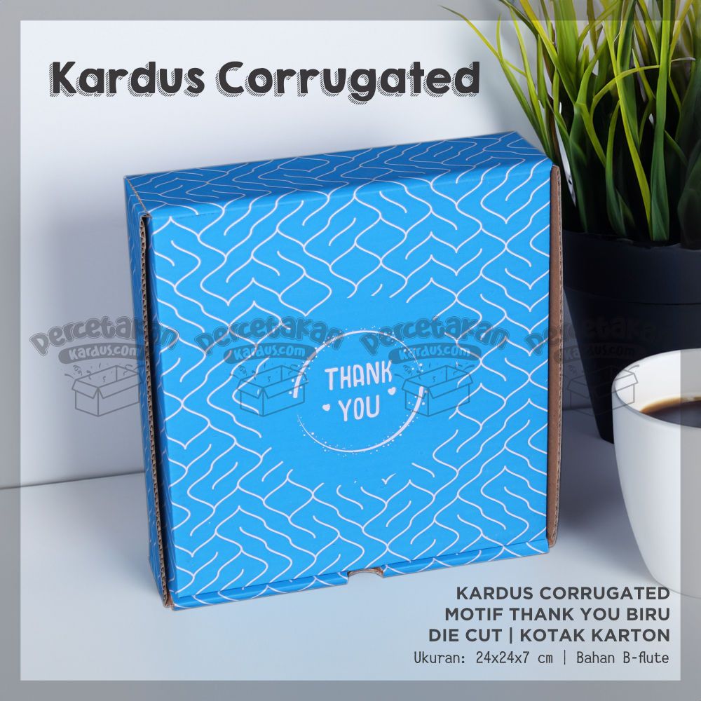 Jual Kardus Corrugated 24x24x7 CM | Kotak Hampers | Die Cut | Kotak ...