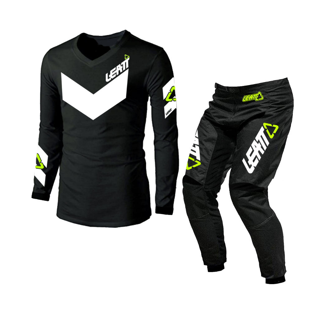 Jual Tshirt hitam putih Jersey Trail Jerset Celana Baju Cross Motocross ...