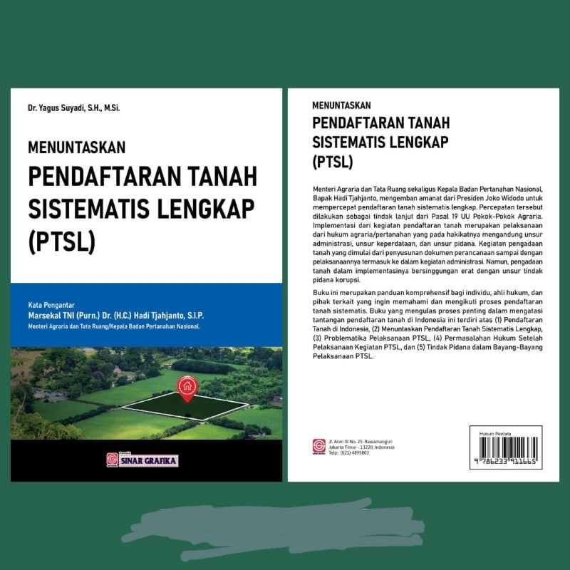 Jual BUKU MENUNTASKAN PENDAFTARAN TANAH SISTEMATIS LENGKAP PTSL - YAGUS SUYADI | Shopee Indonesia