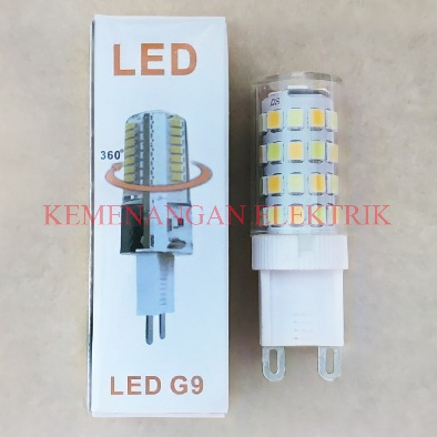 Jual BOHLAM LED G9 3 WARNA 5W 220V / LAMPU HIAS HALOGEN KACANG G9 3 COLOR 5 WATT 5 W 5WATT ...