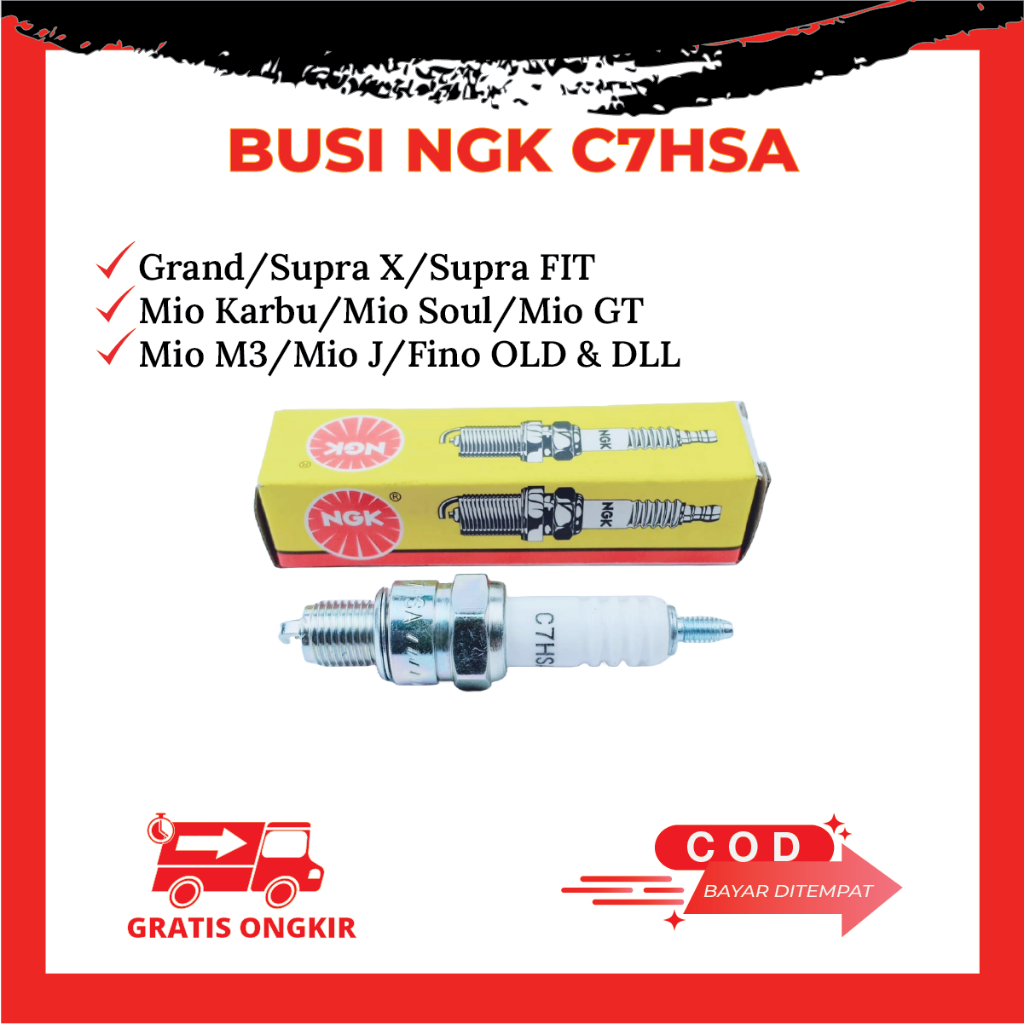 Jual Busi NGK - busi supra x 125 - busi motor grand Kode NGK C7HSA ...