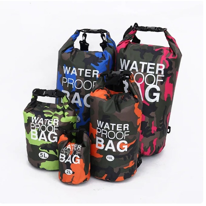 Jual Tas Drybag Waterproof 2L / 3L /5L /10L /15L /20L -Tas Anti Air Outdoor Traveling | Shopee ...