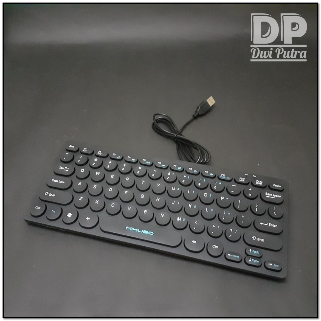 Jual KEYBOARD MINI MIKUSO USB // KB-001U // KB-003U // CHOCOLATE OFFICE ...