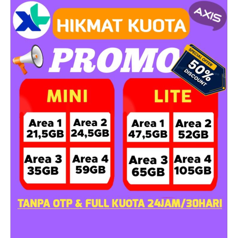 Jual PROMO KUOTA XL & AXIS PALING MURAH | Shopee Indonesia