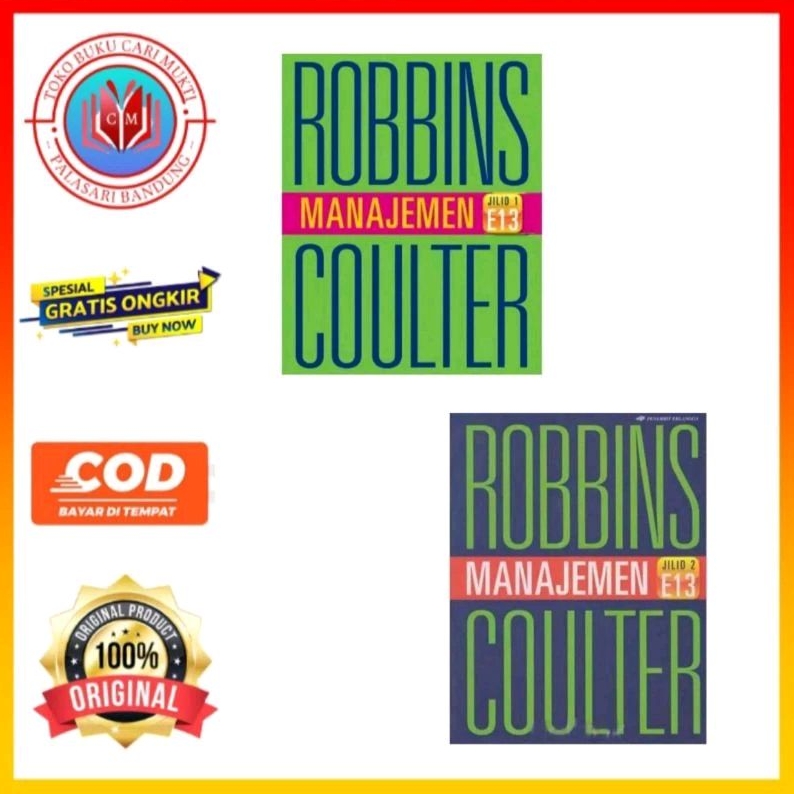 Jual Erlangga Buku Manajemen Robbins dan Coulter Edisi 13 Jilid 1 dan 2 ...