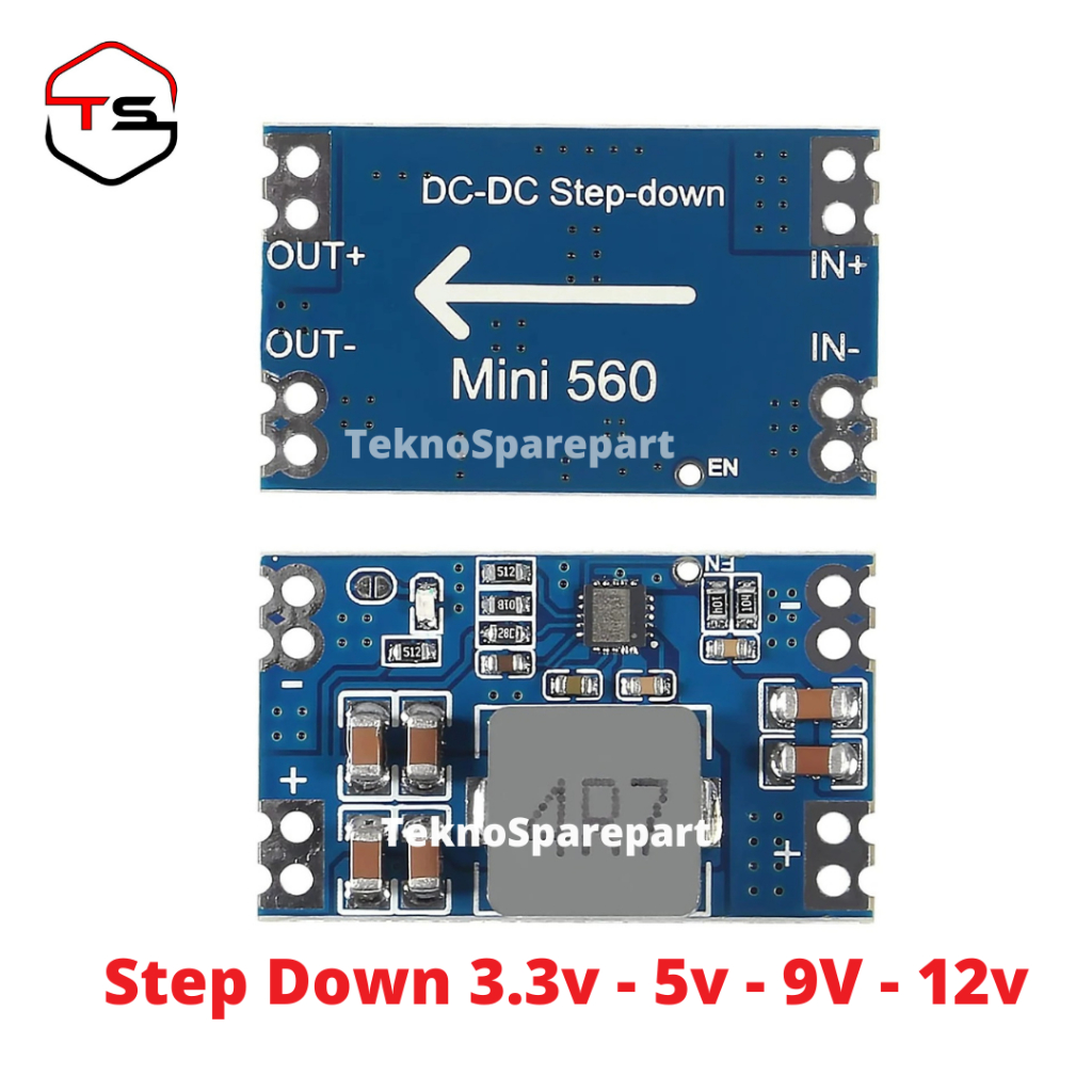 Jual Mini Step Down DC to DC 3.3V 5V 9V 12V 5A High Quality | Shopee ...