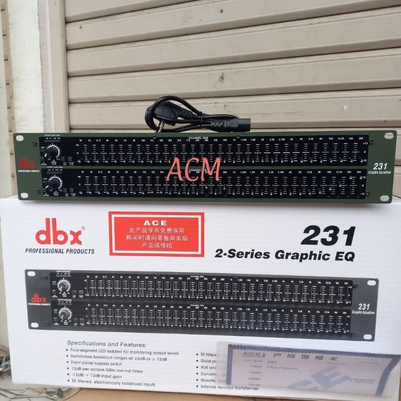 Jual EQUALIZER DBX 231 STEREO 2x31 BAND BARANG BARU DBX231 | Shopee Indonesia