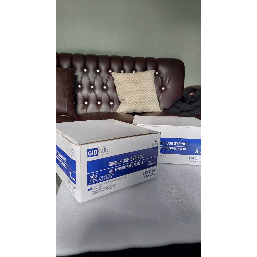 Jual [spuit] Single use Syringe 3cc / Auto- Disable Syringe 0,5cc ...