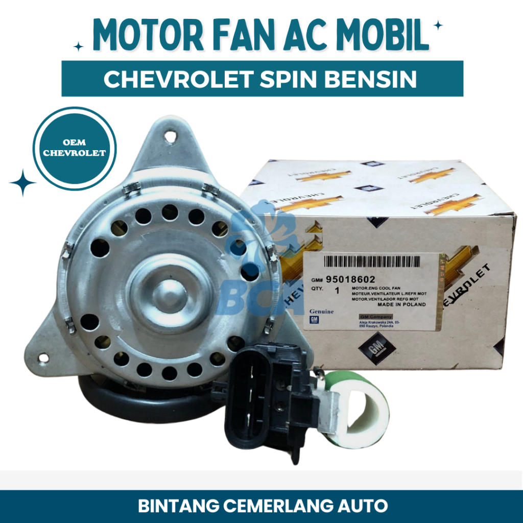 Jual MOTOR FAN AC Mobil Chevrolet Spin Bensin OEM CHEVROLET | Shopee ...