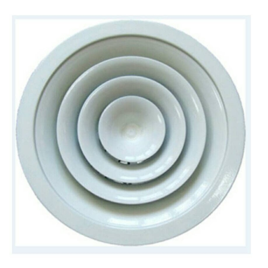 Jual DIFFUSER AC GRILL BULAT Sock 10" inch Grille Difuser PUTIH ...
