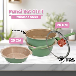 Jual GSM PANCI SET 4 in 1 Sakura Flower Hijau mpasi baby bayi susu fry ...