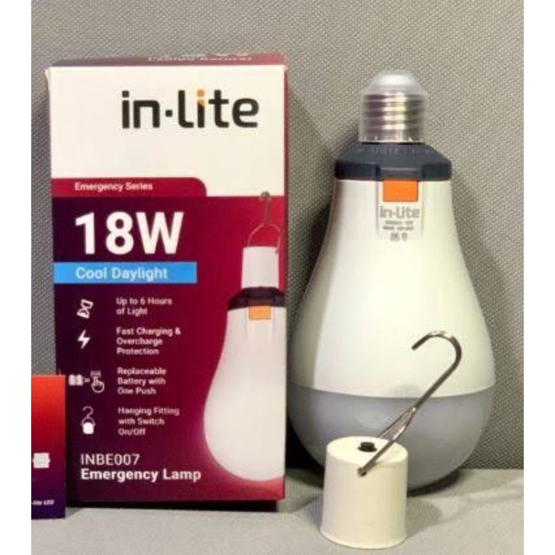 Jual Lampu Emergency Bholam LED inlite 13w, 15w & 18w INLITE Murah | Shopee Indonesia