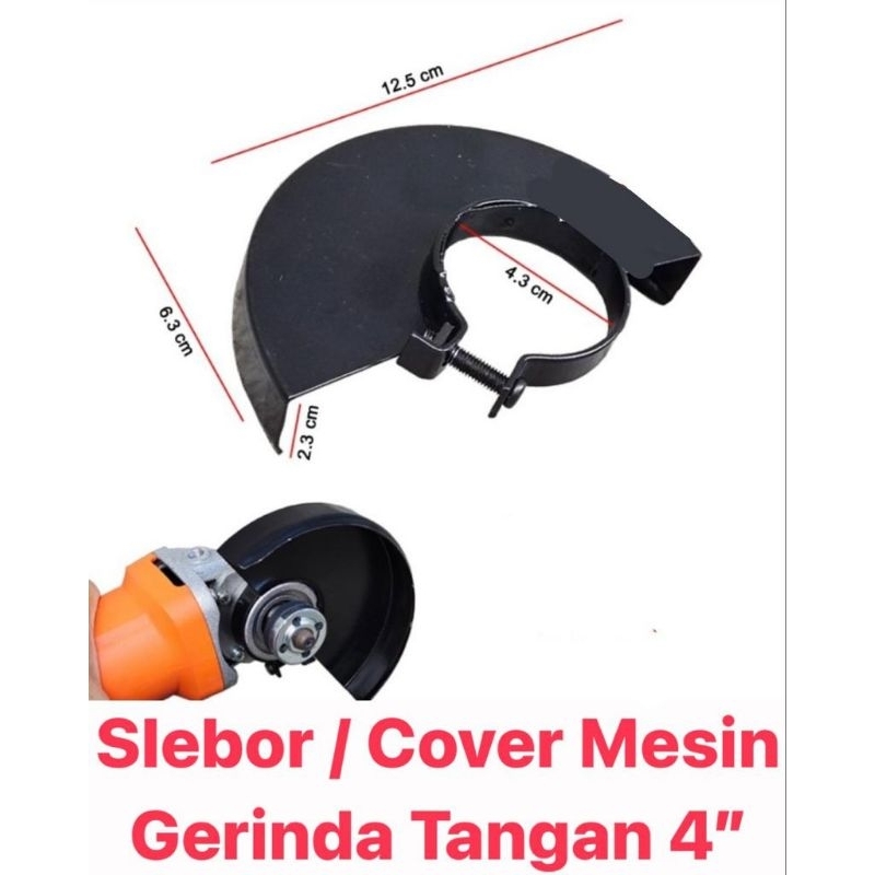 Jual slebor cover mesin gerinda tangan 4 inch | Shopee Indonesia