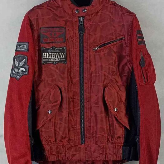 Jual Jaket motor yellow corn - YB 0103 Red Camo - BB (75kg-82kg ...