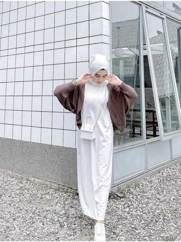 Jual (BISA COD) Inner Dress Tiffany Twill Premium Bahan melar tebal ...