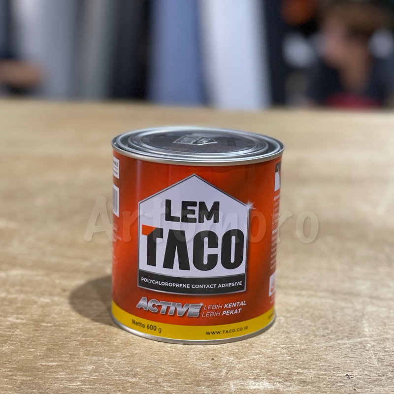 Jual Lem Taco Active / Lem HPL Vinyl 600gram (Lem Kuning Serbaguna ...