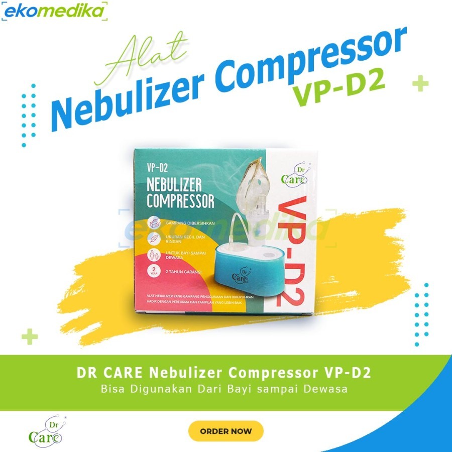 Jual Nebulizer DR CARE - Nebulizer Compressor VP D2 | Alat Terapi Uap ...