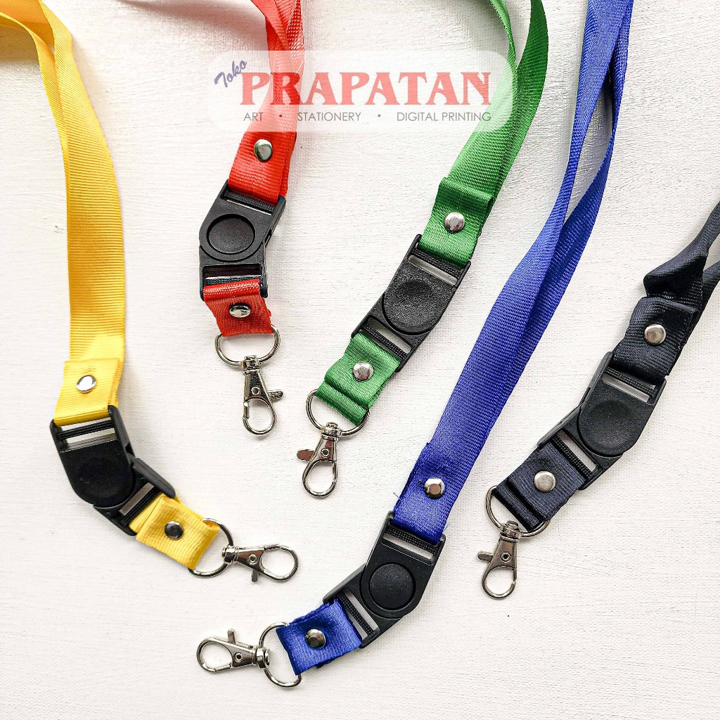 Jual Topla Tali Name Tag Cantol + Clip 2cm | Tali ID Card | Gantungan ...