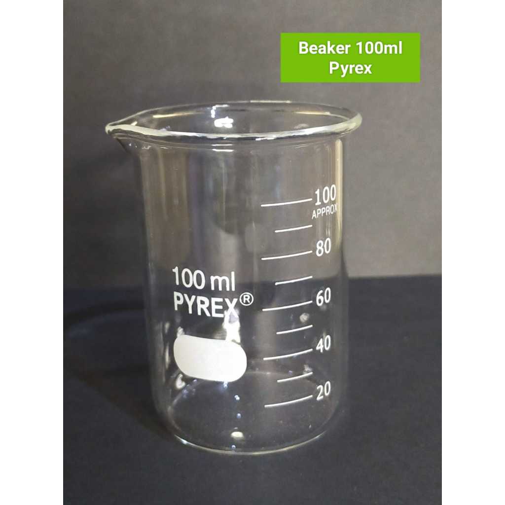 Jual Beaker glass gelas beaker pyrex 100ml gelas piala | Shopee Indonesia