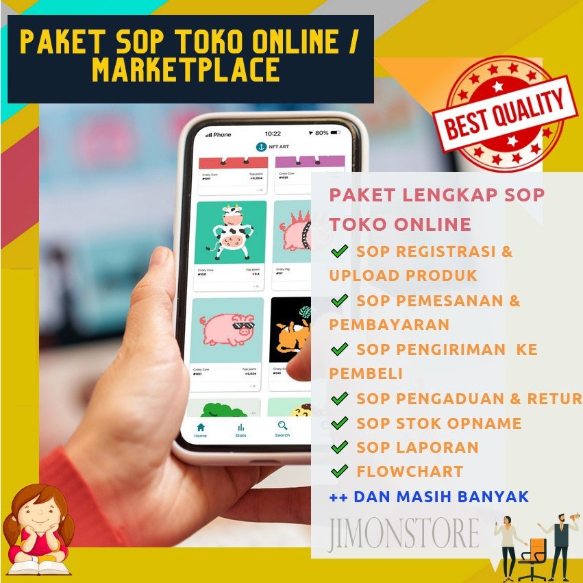Jual PAKET SOP TOKO ONLINE / MARKETPLACE + FLOWCHART + LAPORAN BISNIS ...