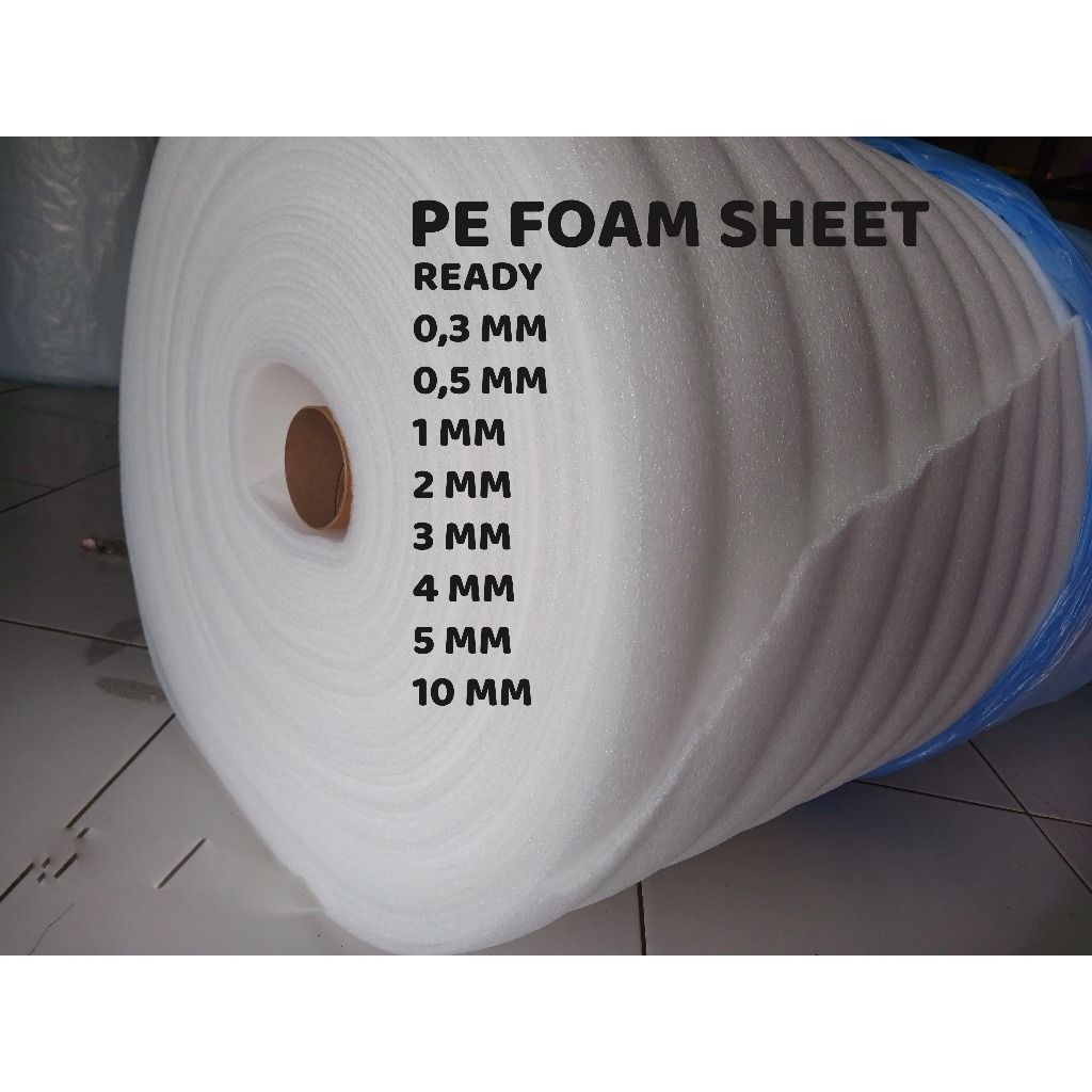Jual PE Foam Sheet 3mm,4mm, 5mm x 120cm x 100cm Busa packing kemasan ...