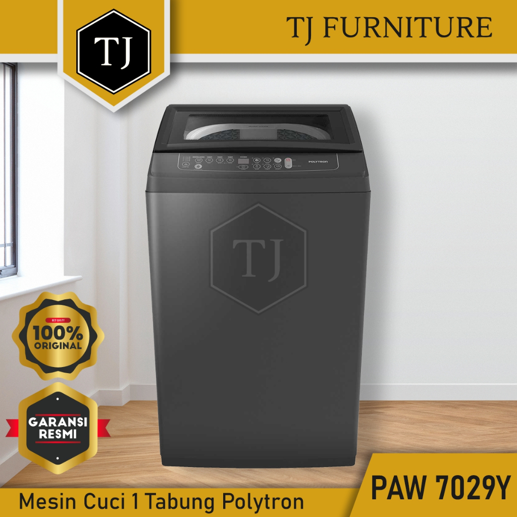 Jual Polytron Zeromatic Laguna Mesin Cuci 1 Tabung Top Load Pengering ...