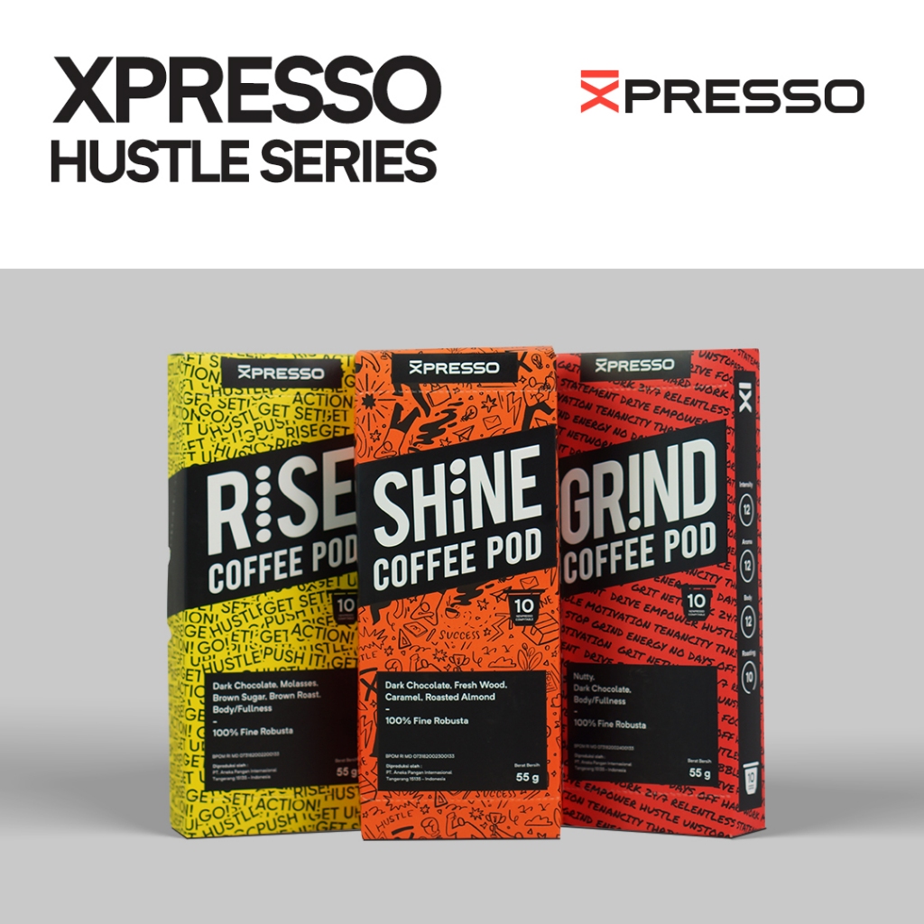Jual XPRESSO Kopi Kapsul - HUSTLE SERIES - Nespresso Coffee Capsules ...