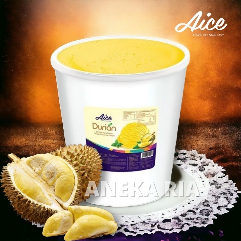 Jual AICE Es Krim Durian Kemasan 8 Liter | Shopee Indonesia