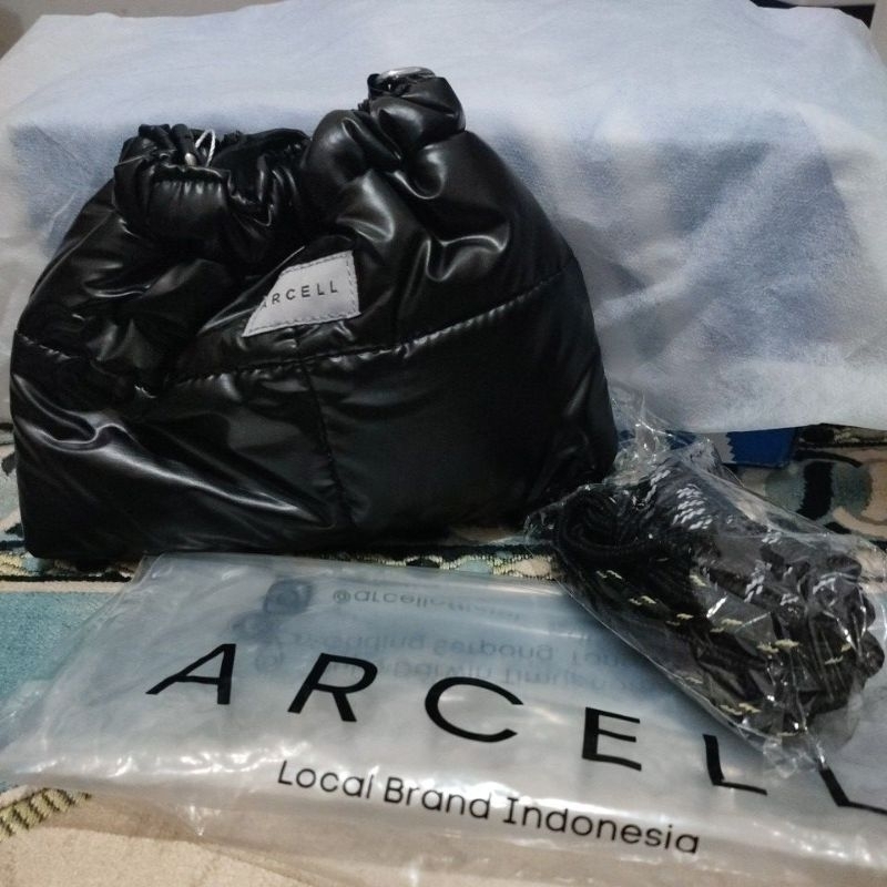 Jual Puffy Bag Wonton Black (ARCELL) | Shopee Indonesia