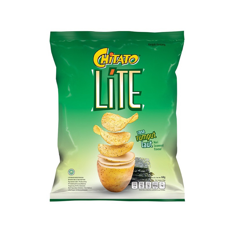 Jual KERIPIK KENTANG CHITATO LITE RUMPUT LAUT NORI SEAWEED POTATO CHIPS ...