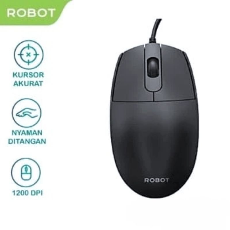 Jual Mouse kabel Robot M102 Optical Mouse Office 1200 DPI | Shopee ...