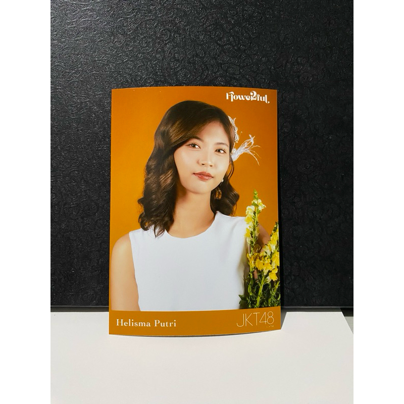 Jual photopack jkt48 flowerfull HELISMA PUTRI || OFC || ORI | Shopee ...
