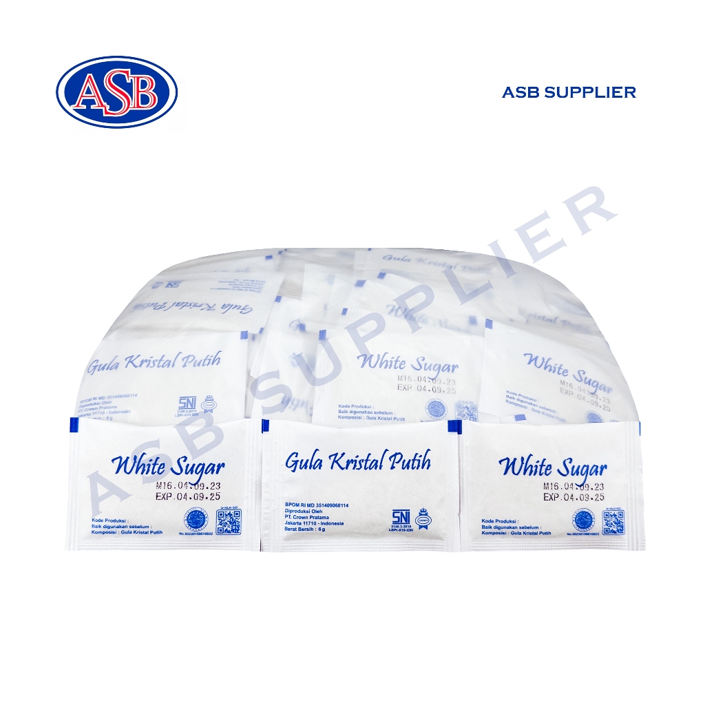 Jual White Sugar Sachet / Gula Putih Saset (250 Pcs) | Shopee Indonesia