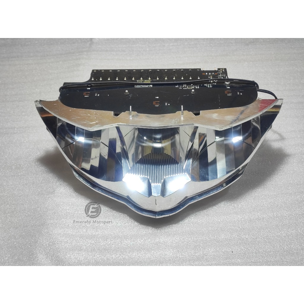 Jual chrome reflektor set papan PCB lampu depan bagian dalam yamaha ...