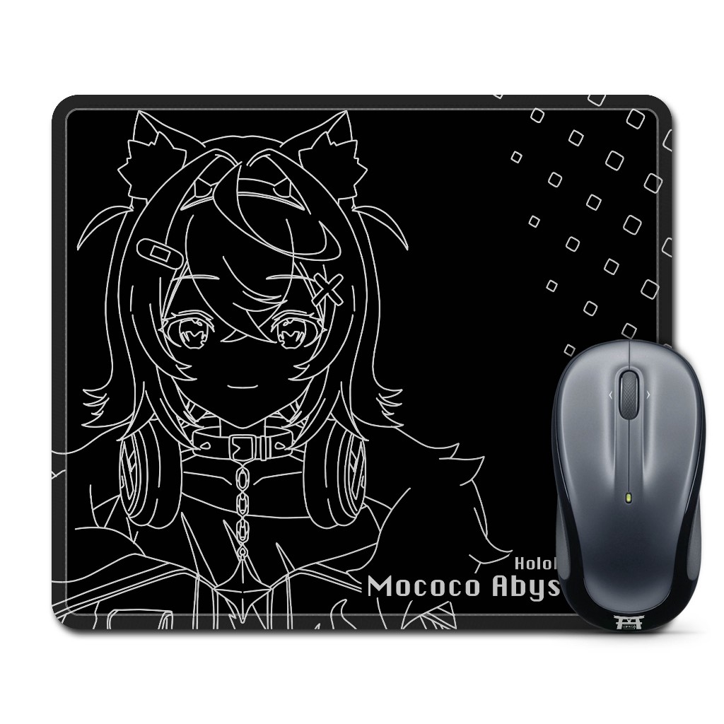 Jual Mouse pad gaming anime vtuber MOCOCO ABYSSGARD LINE Hololive EN ...