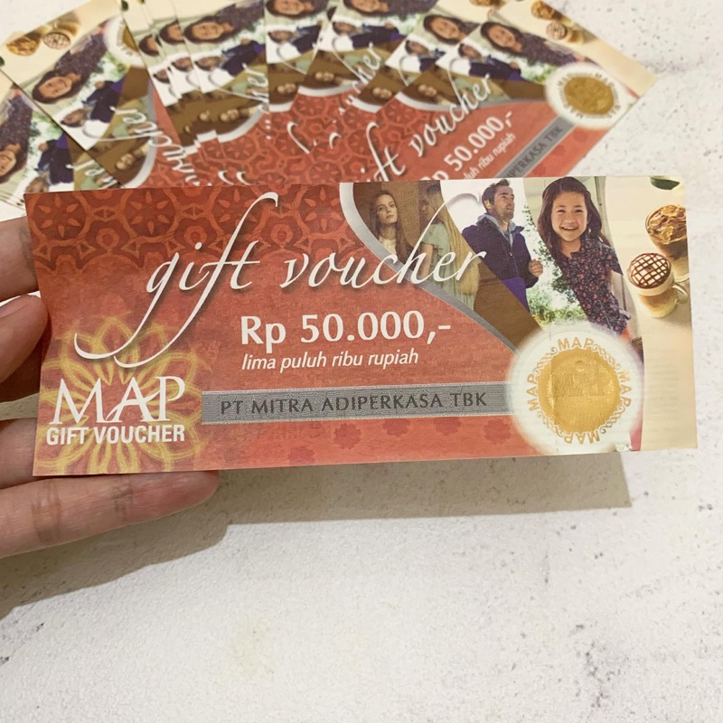 Jual Voucher MAP pecahan Rp 50,000 | Shopee Indonesia