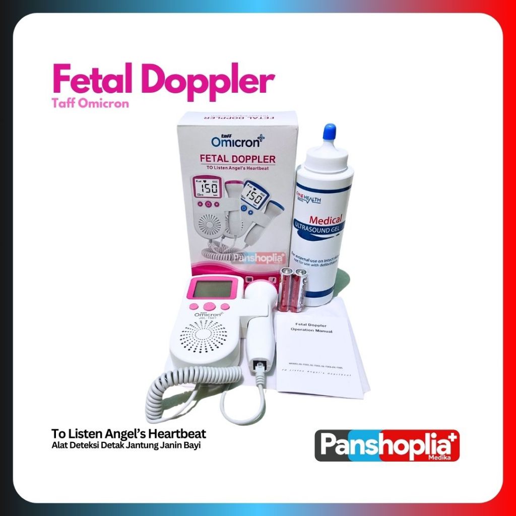 Jual Taff Omicron Fetal Doppler DJJ Alat Deteksi Detak Jantung Janin ...